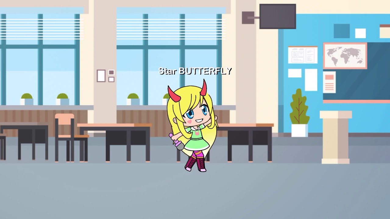 I tried to make Star Butterfly on Gacha life - YouTube