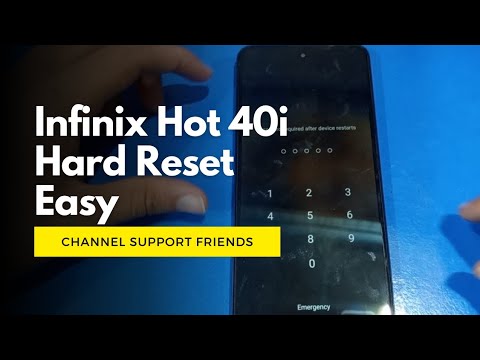 Infinix Hot 40i Hard Reset | Infinix Hot 40i Screen Lock Remove ...