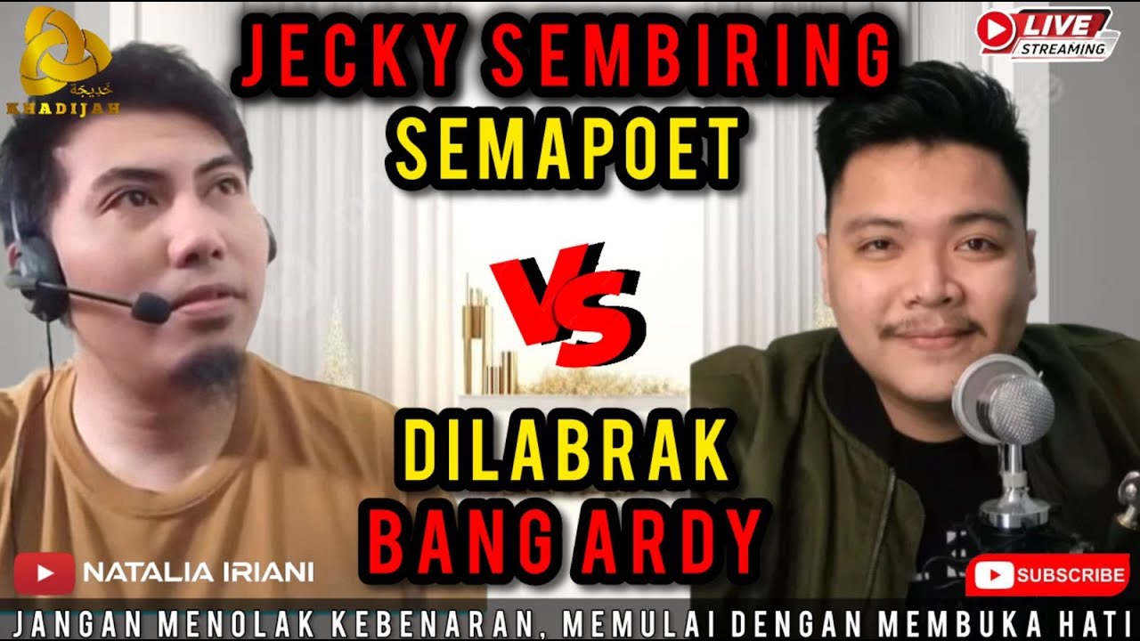JECKY SEMBIRING SEMAPOOT DILABRAK BANG ARDY | KHADIJAH - YouTube