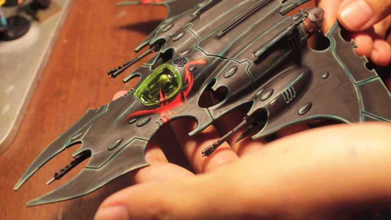 40k Dark Eldar How to Paint Razorwing Jetfighter - FINAL - YouTube