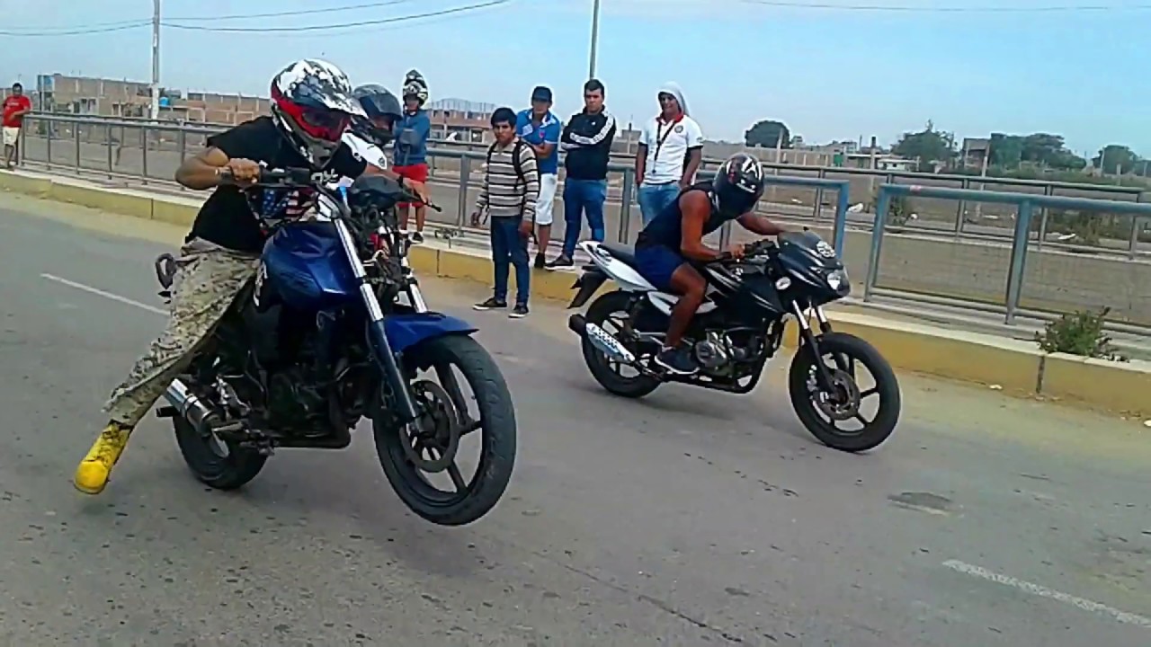 YAMAHA FZ VS PULSAR 180 CC | PIQUES DE MOTOS | EXTREME RACING RIDERS ...