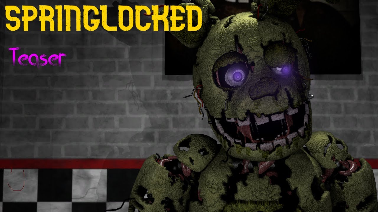 [fnaf/sfm] Springlocked teaser - YouTube