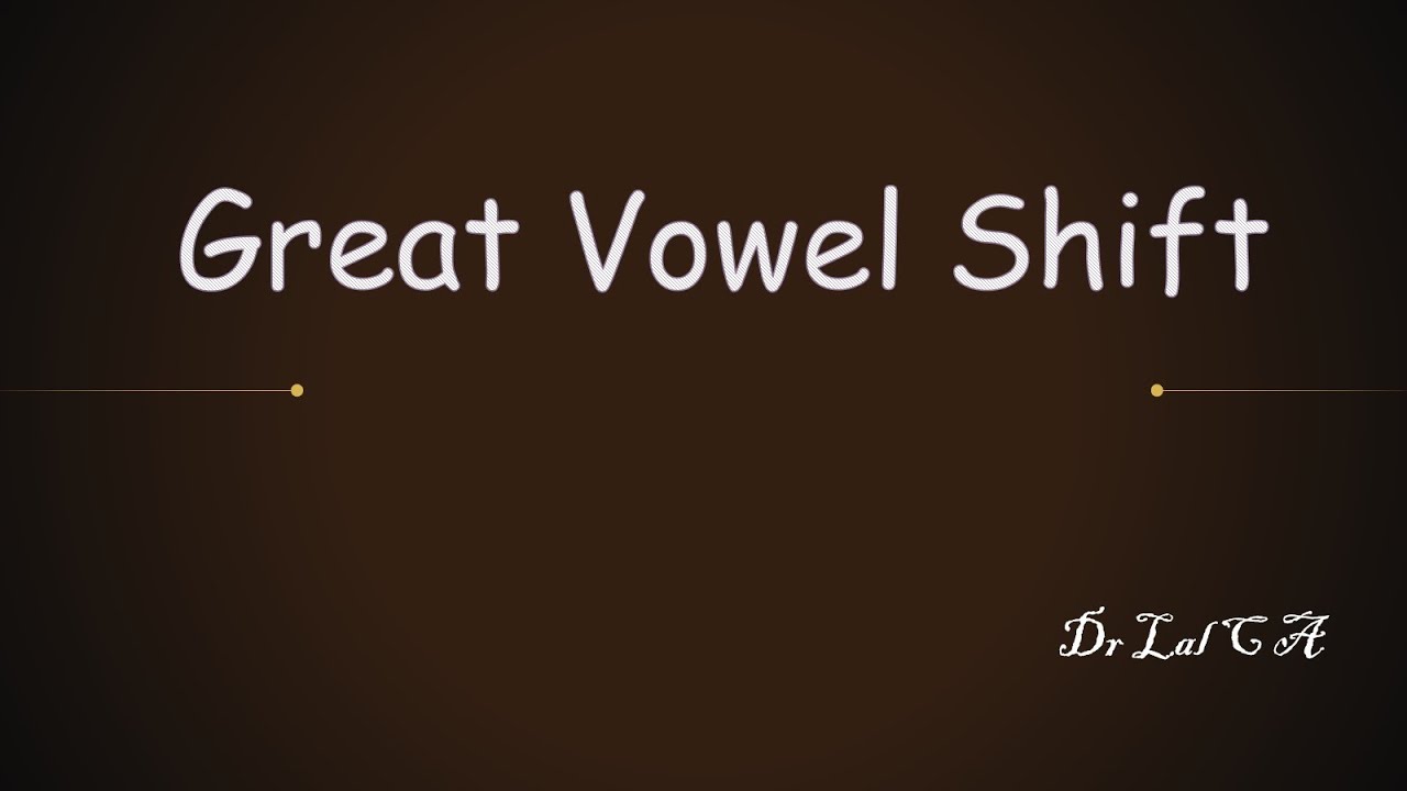 Great Vowel Shift YouTube great-vowel-shift-youtube
