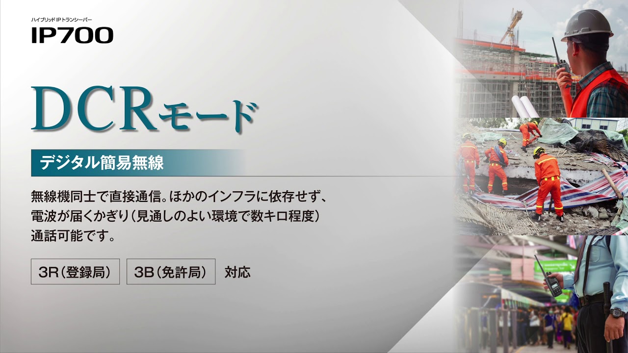 ICOM ハイブリッドIPトランシーバー 「IP700」 紹介動画 - YouTube