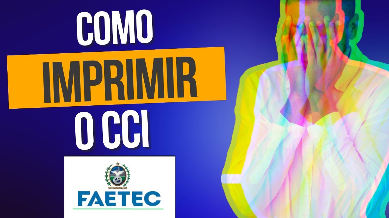 [FAETEC 2023] Como Imprimir o CCI [PASSO A PASSO] - YouTube