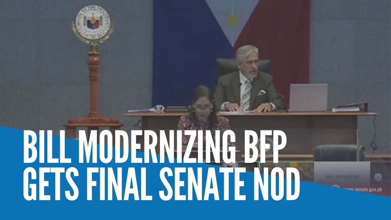 Bill modernizing BFP gets final Senate nod - YouTube