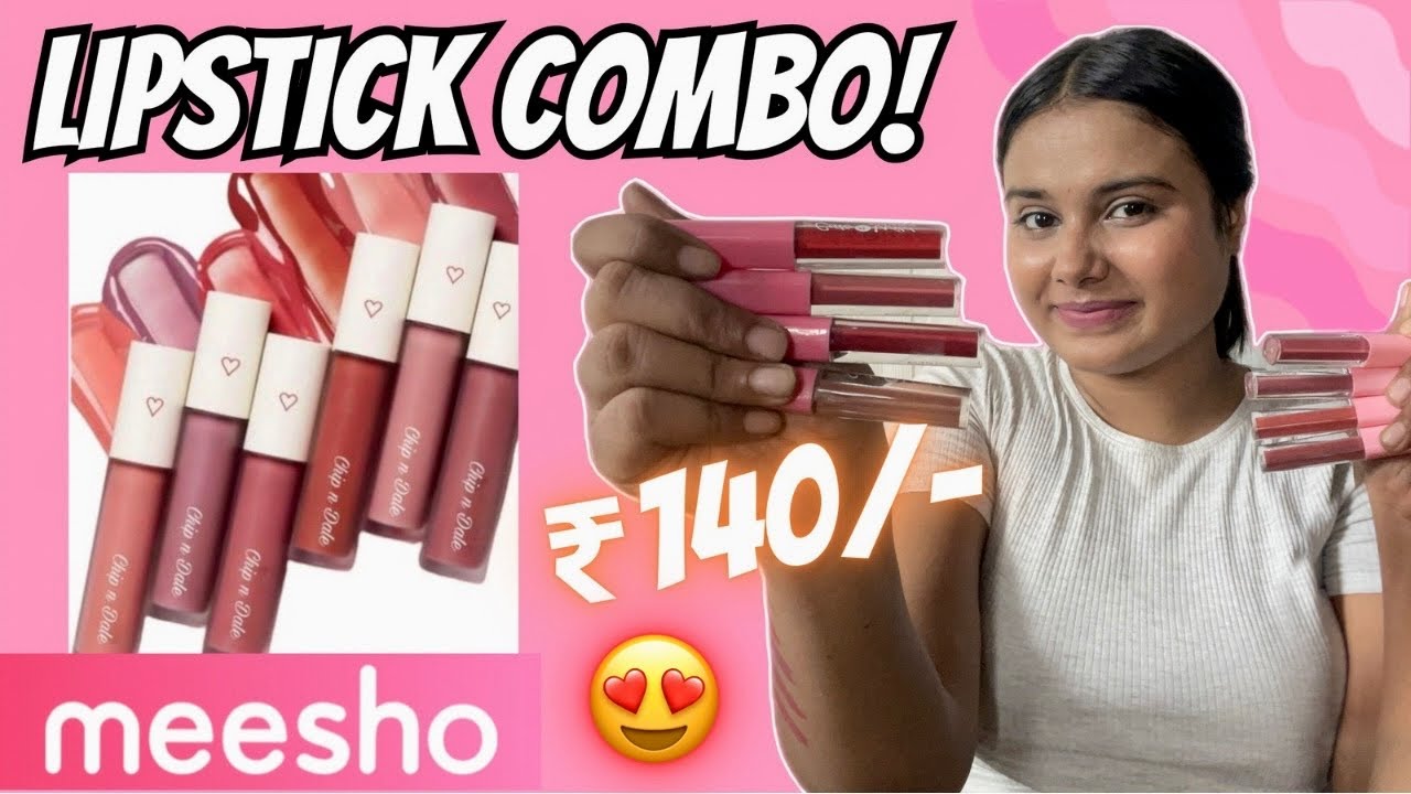 MEESHO Lipstick Set of 8 *Honest Review*😍| Meesho Makeup | Aishwarya ...