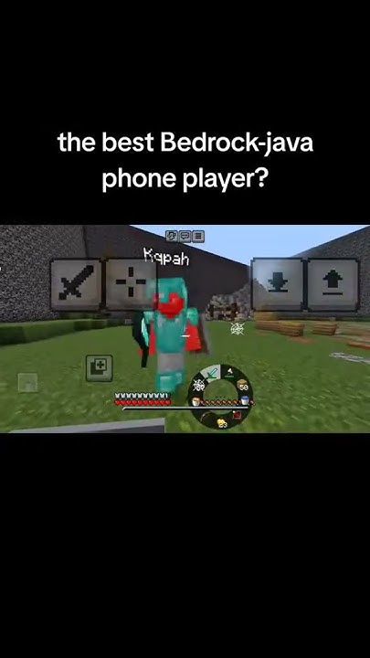 Java player vs bedrock player #fyp #minecraft #trendingshorts #java # ...