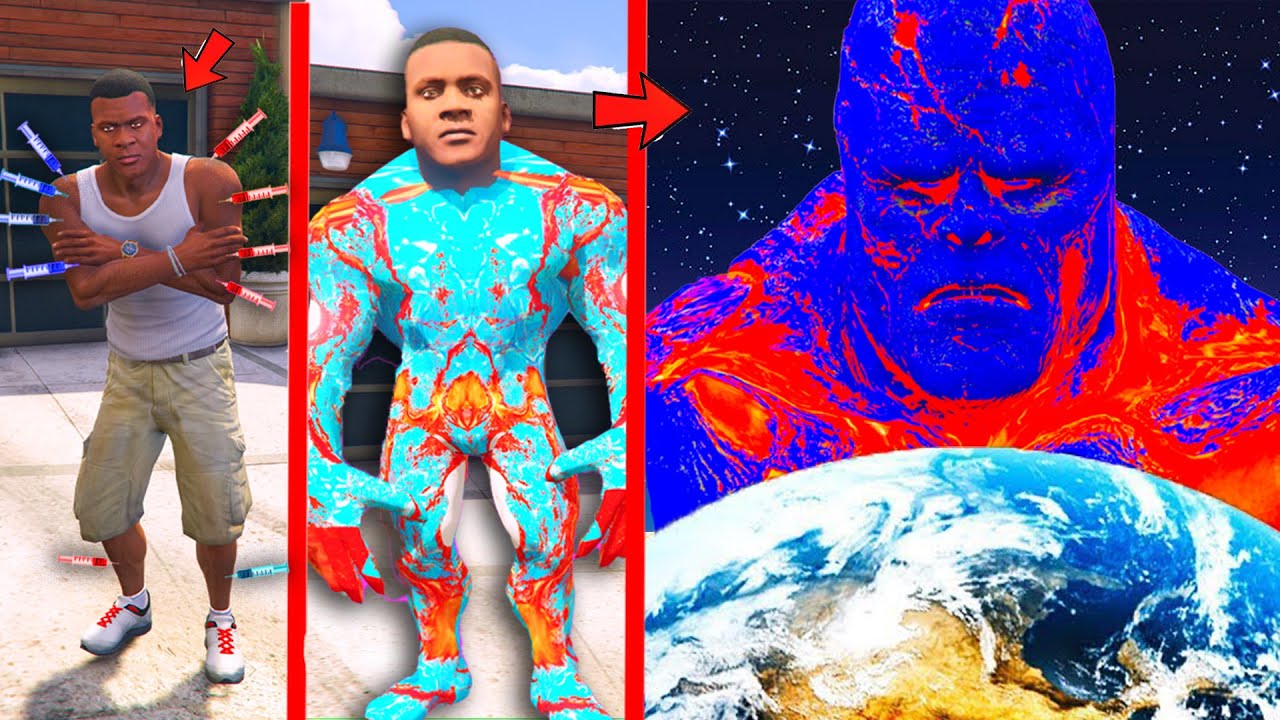 Franklin Take Injections To Transform Into God Father Titan in GTA 5 ...