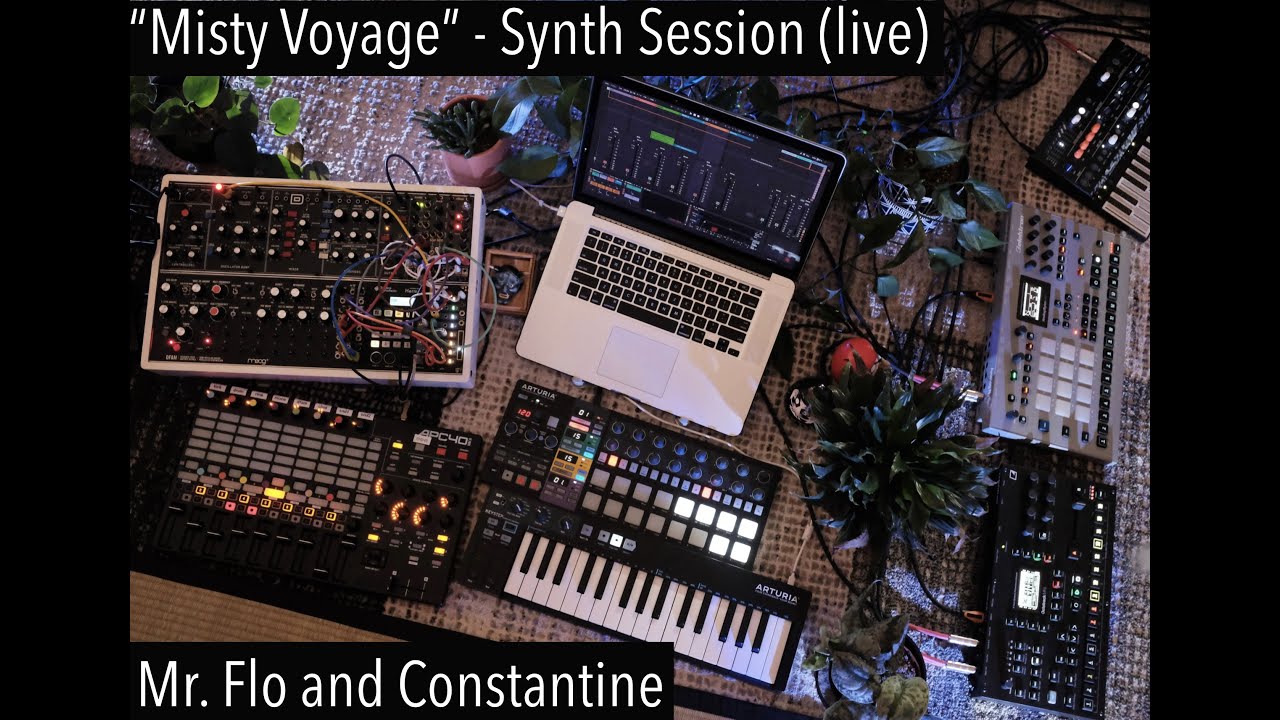 "Misty Voyage" - Modular/Analog Synth Session w/ Flo & Con - YouTube