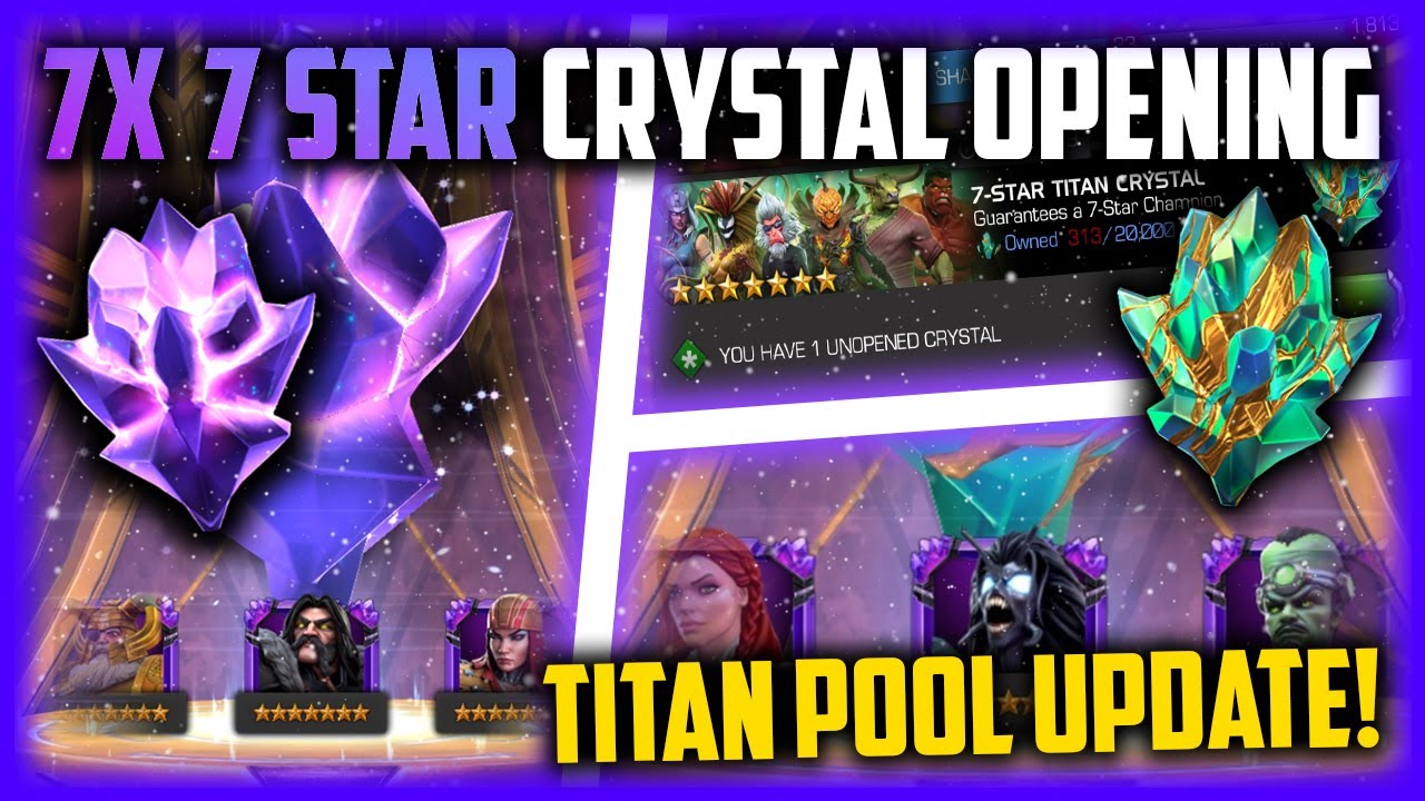7x 7 Star Crystal Opening! | Marvel Contest of Champions - YouTube