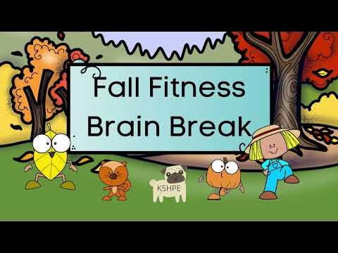 Fall Fitness Autumn Brain Break, Exercise for Kids, PE, DPA, Classroom ...