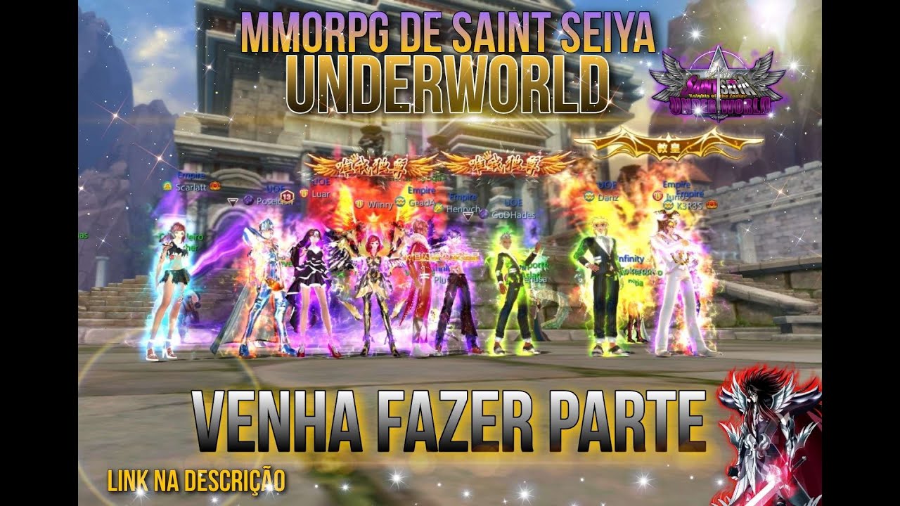 Venha conhecer o Servidor SSOUNDERWORLD #6 #GAMES #mmorpg #saintseiya # ...