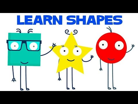 Learn Shapes Funny Shapes drawing How to draw shapes step by step ...