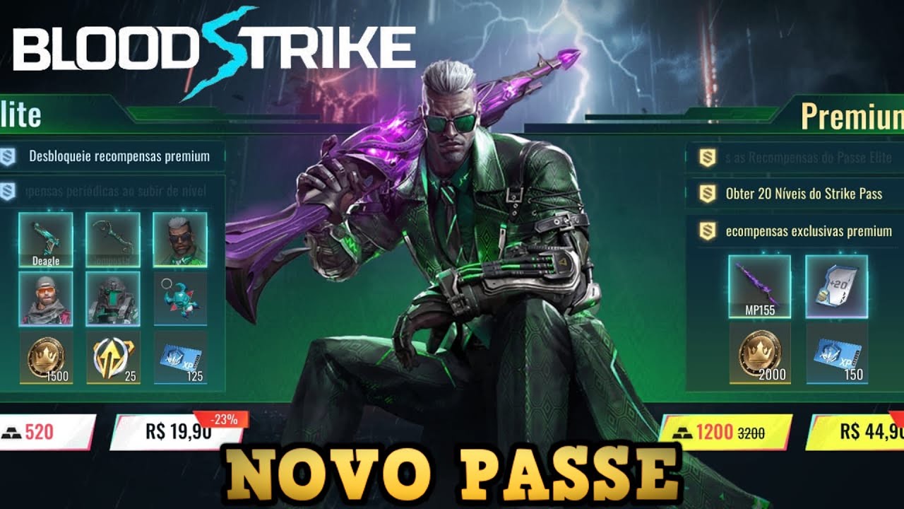 NOVO PASSE DE ELITE DO BLOODSTRIKE ESTÁ INCRÍVEL! NOVA MOEDA DO JOGO ...