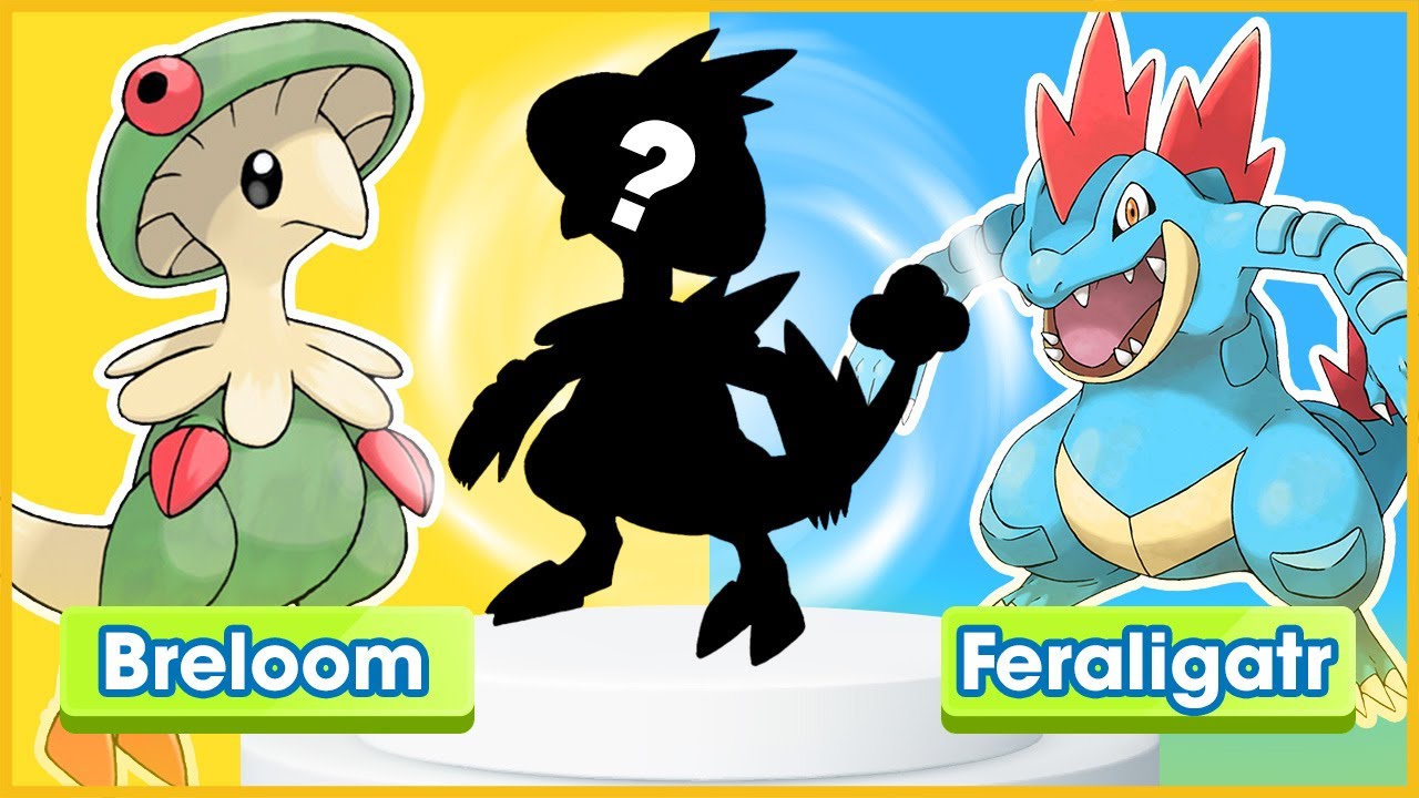 Pokemon Fusion | Breloom + Feraligatr | pokemon infinite fusion ...