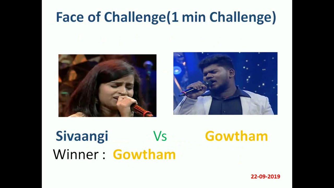 Vijay Tv Super Singer 7 - 22 September 2019 Today Episode Results - YouTube