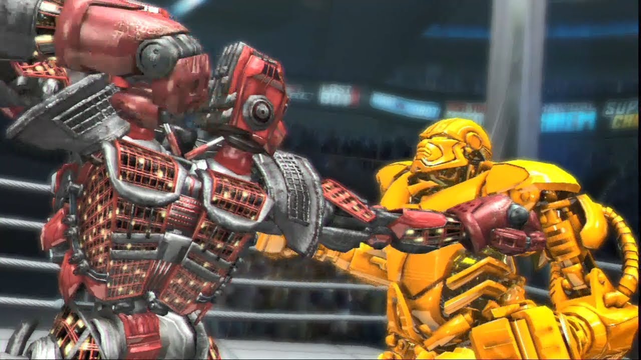 REAL STEEL THE VIDEO GAME - TWIN CITIES vs ZEUS (XBOX360/PS3) - YouTube