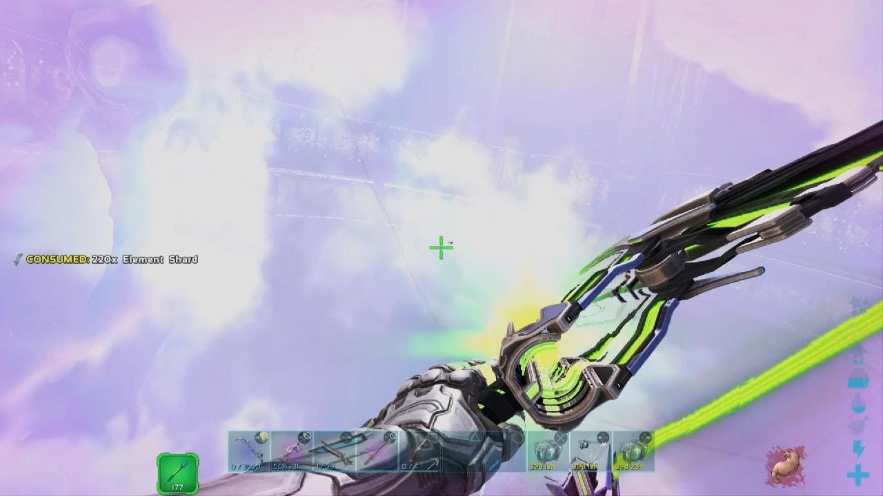 ARK: Survival Evolved gen 2 tek bow pvp - YouTube