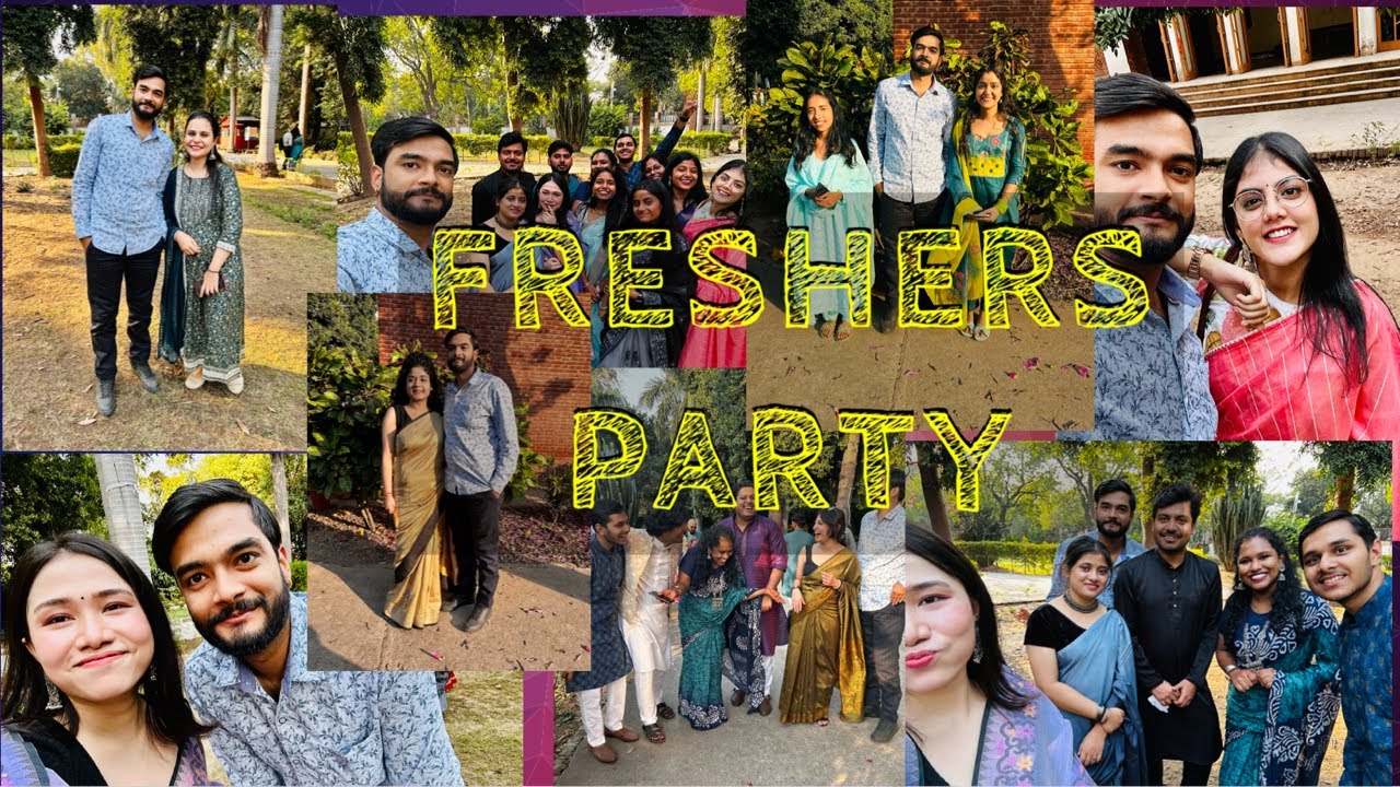 Vlog45|Freshers Fever: Capturing College party Antics |Making Memories ...