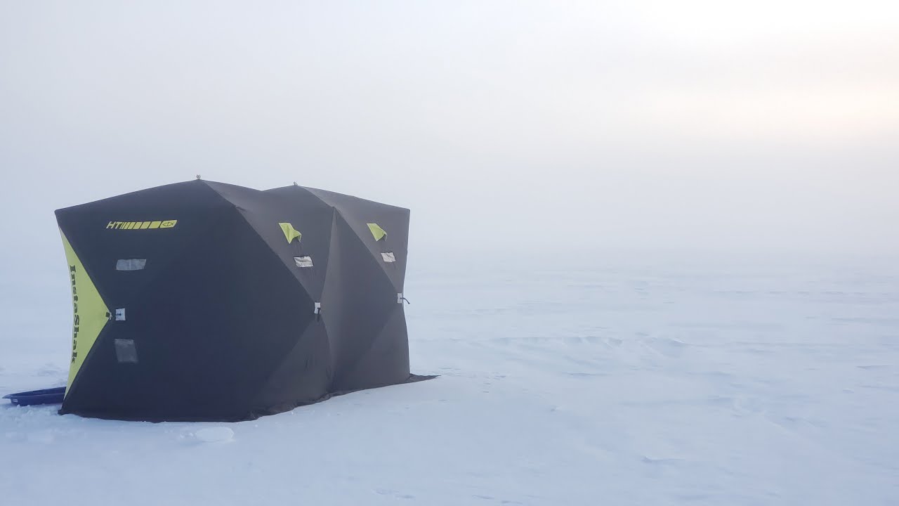 HT Insta-Shak Ice Shelter, 4-6 person review - YouTube