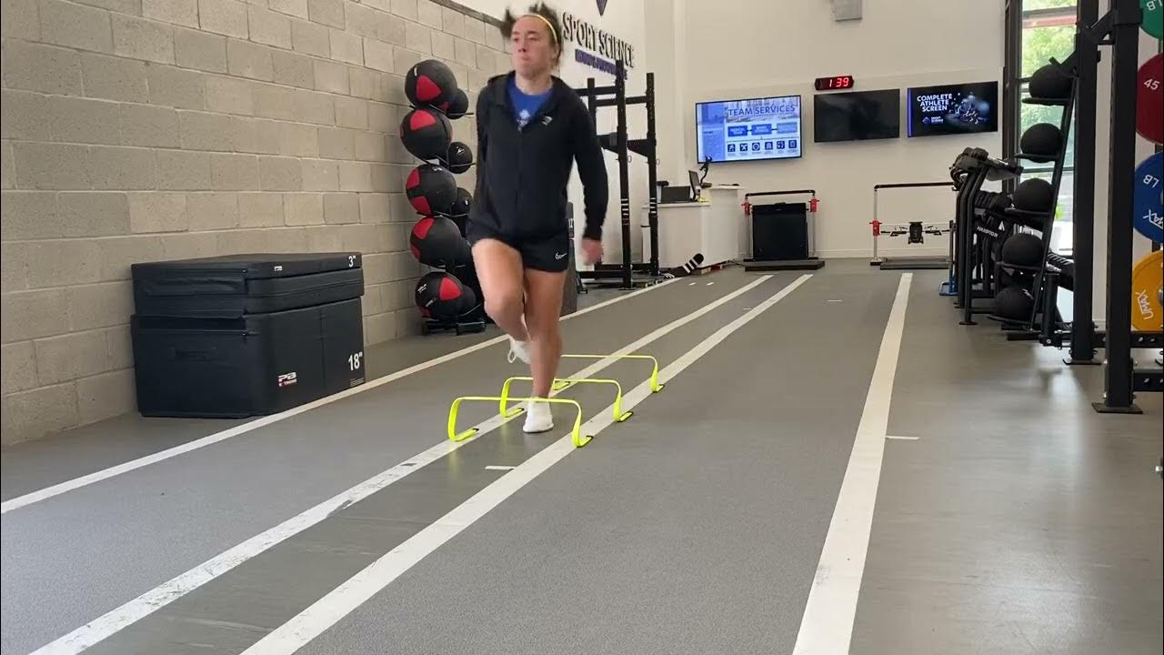 Low Amplitude Single Leg Hurdle Hops - YouTube