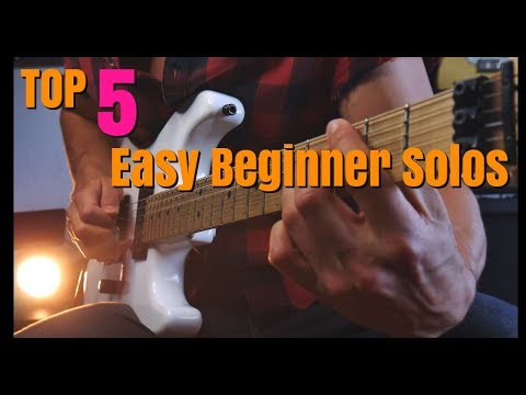 Top 5 Beginner Guitar Solos That Sound Amazing - YouTube
