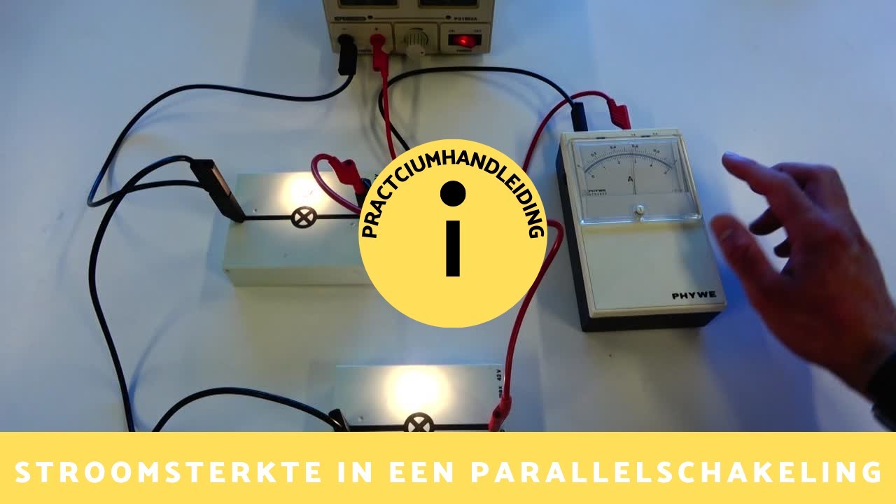 #5.2 Practicum video | Stroomsterkte in parallelschakeling - YouTube