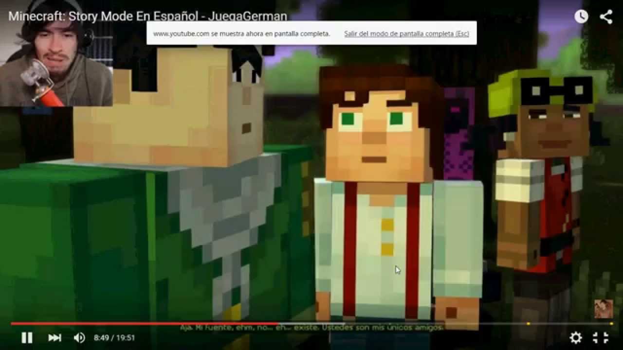 juegagerman minecraft story mode - YouTube