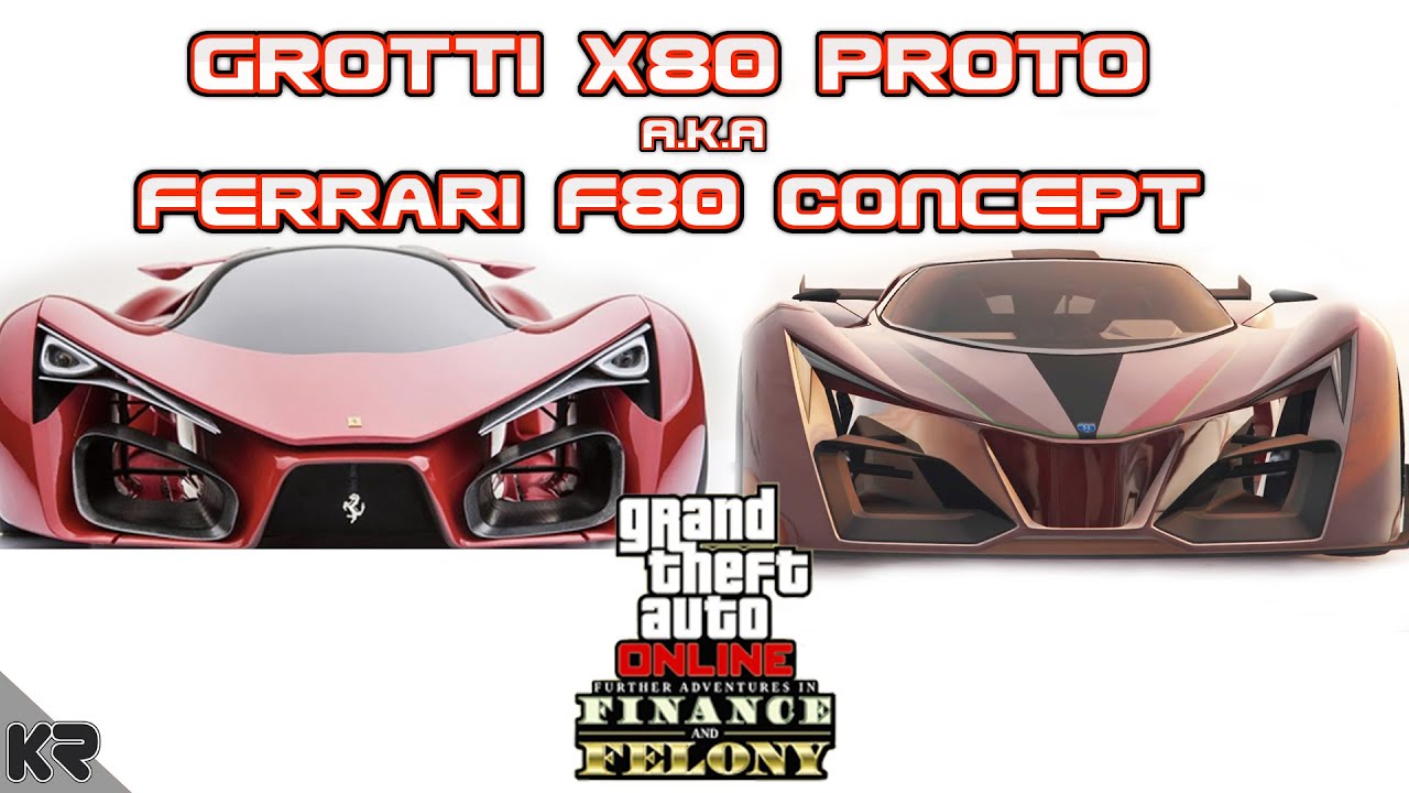 PS4 | GTA Online | Full upgrade Grotti X80 Proto aka Ferrari F80 ...