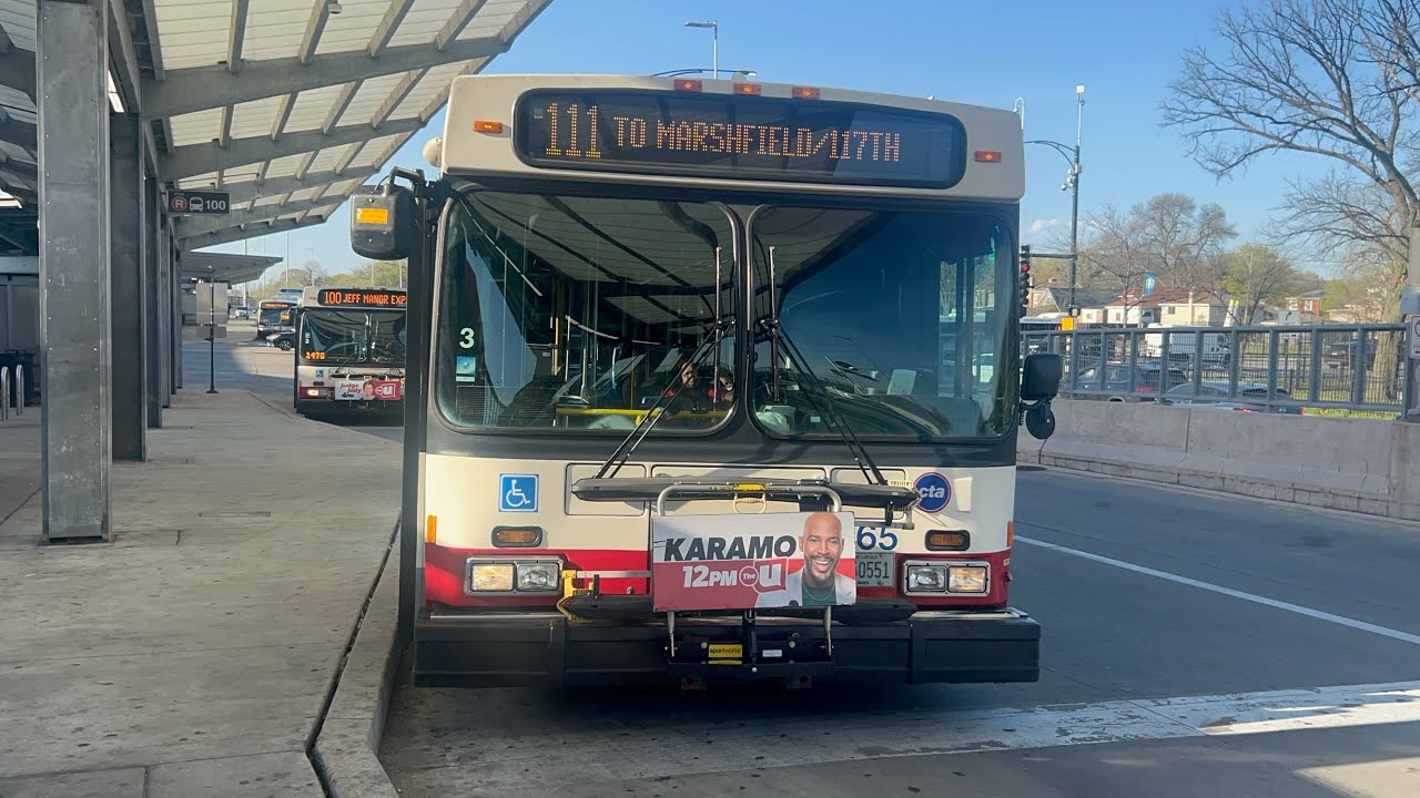 CTA Bus 111 111th/King Drive From 95th Red Line To 117th/Marshfield CTA ...