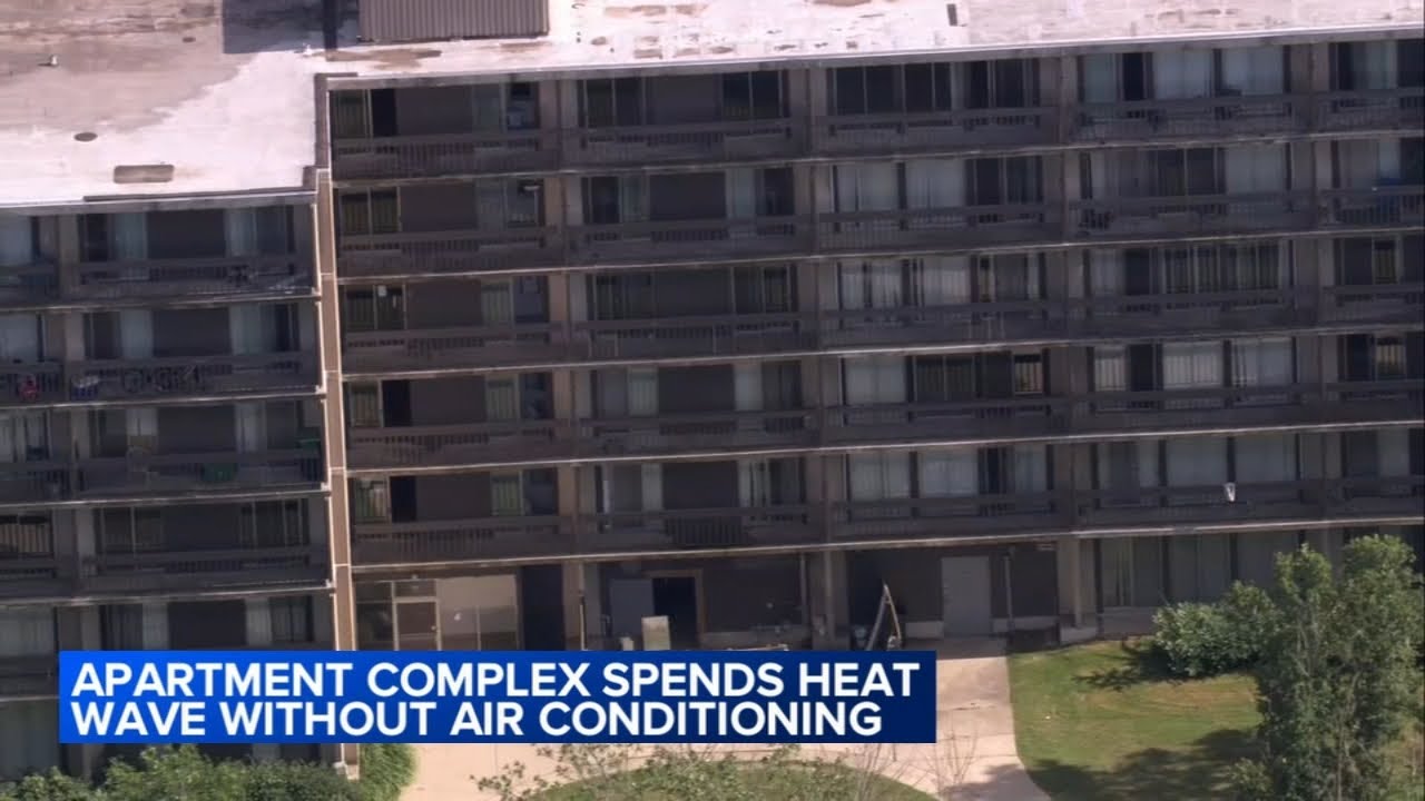 LIVE: Park Forest officials on apartment building without AC - YouTube