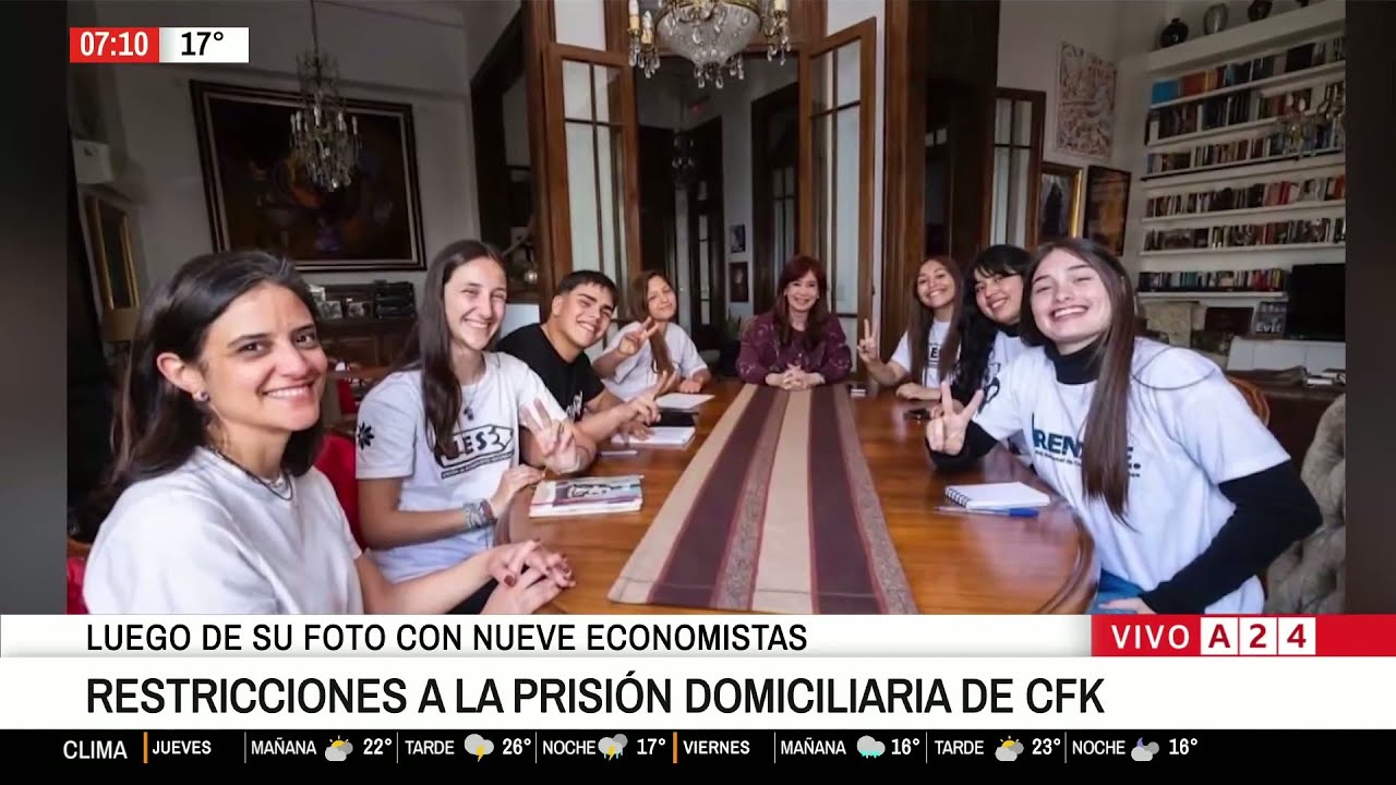 🔴 RESTRICCIONES A LA PRISIÓN DOMICILIARIA DE CFK - YouTube