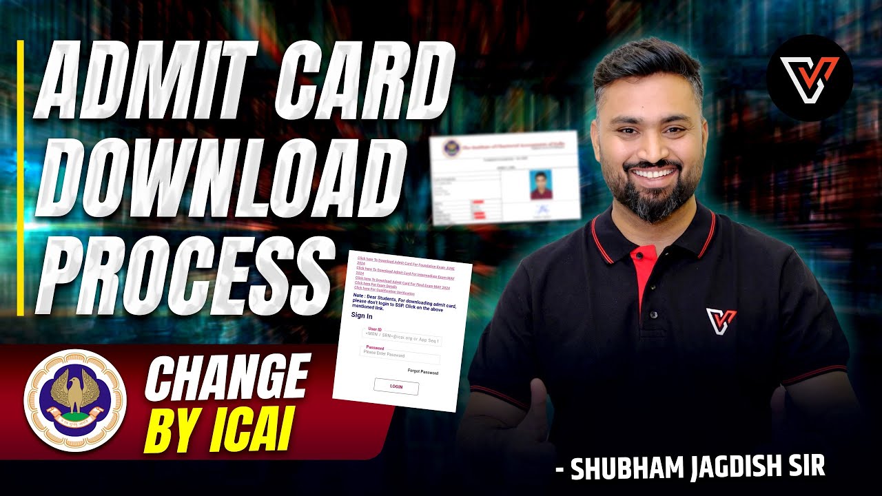 CA Foundation And Ca Intermediate Jan 25 Admit Card Out | How To ...