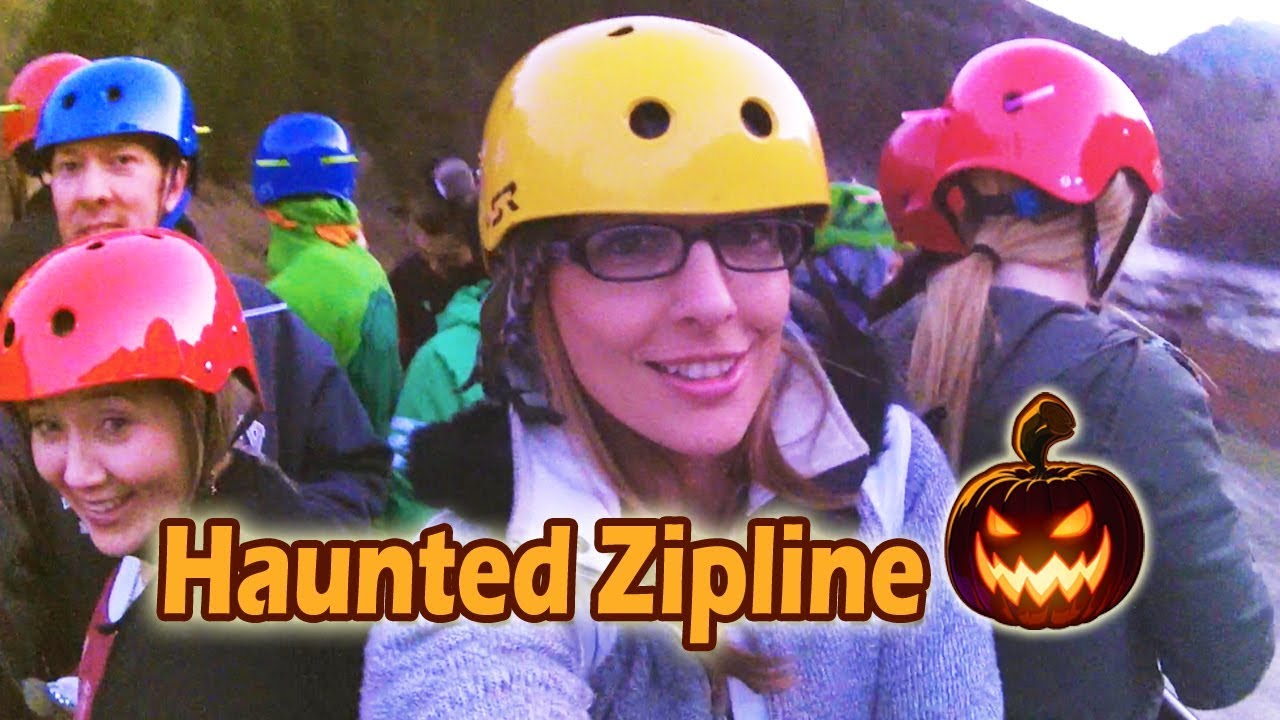 Halloween Haunted Zipline Spooky Adventure - Provo Canyon Utah ...
