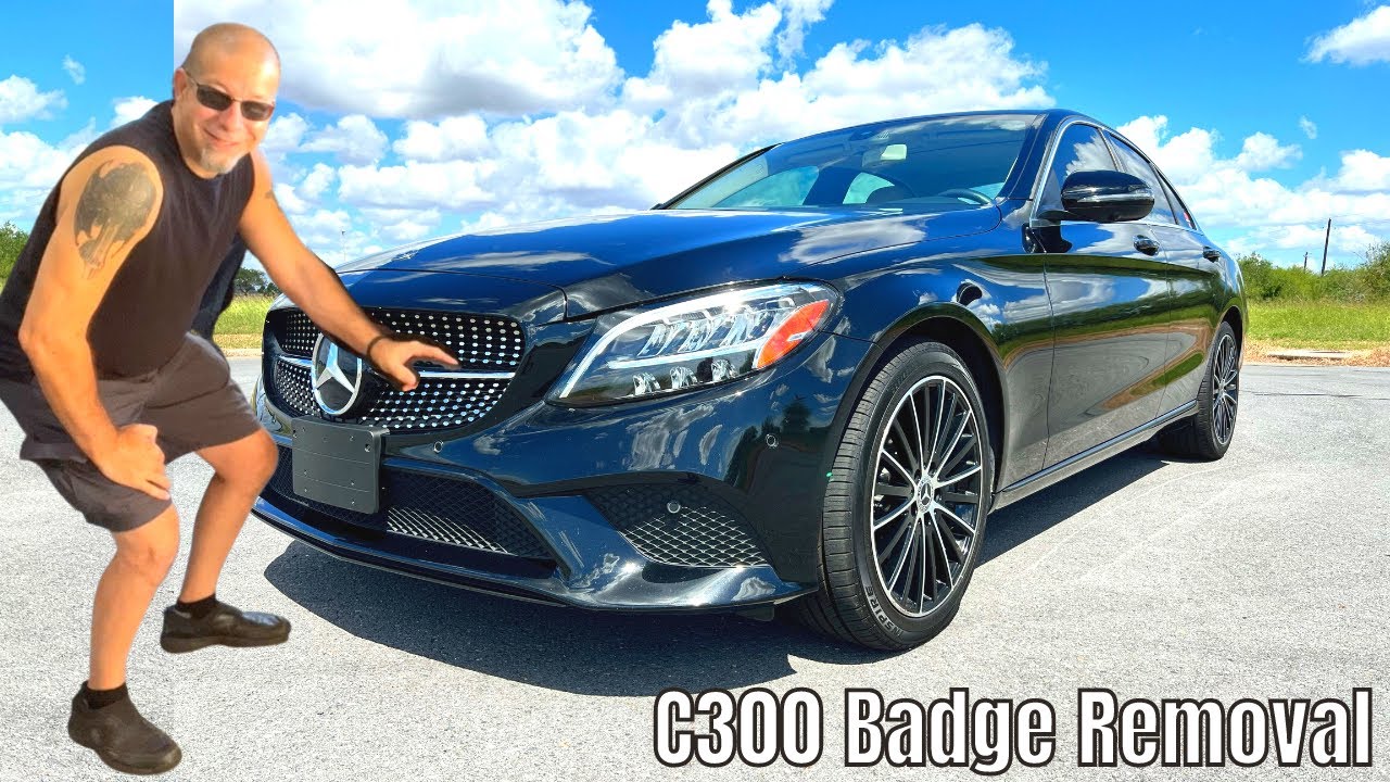 Debadging The New Mercedes The Right Way - YouTube
