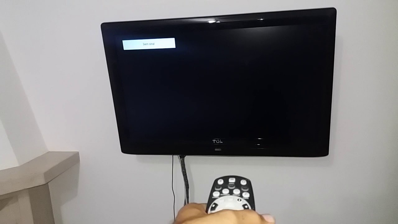 Tutorial programar comando / controle NOS na TV - YouTube