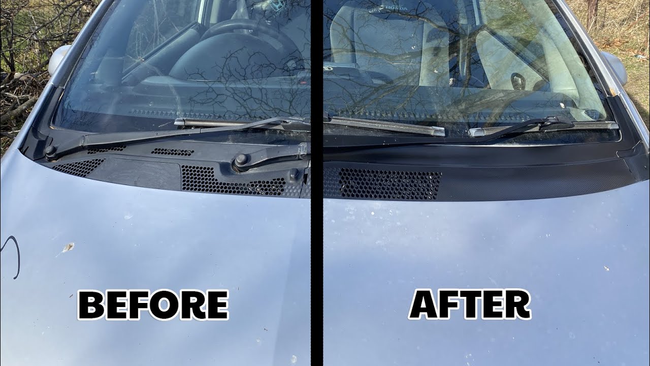 how to Restore your Faded Plastic on your Car - YouTube