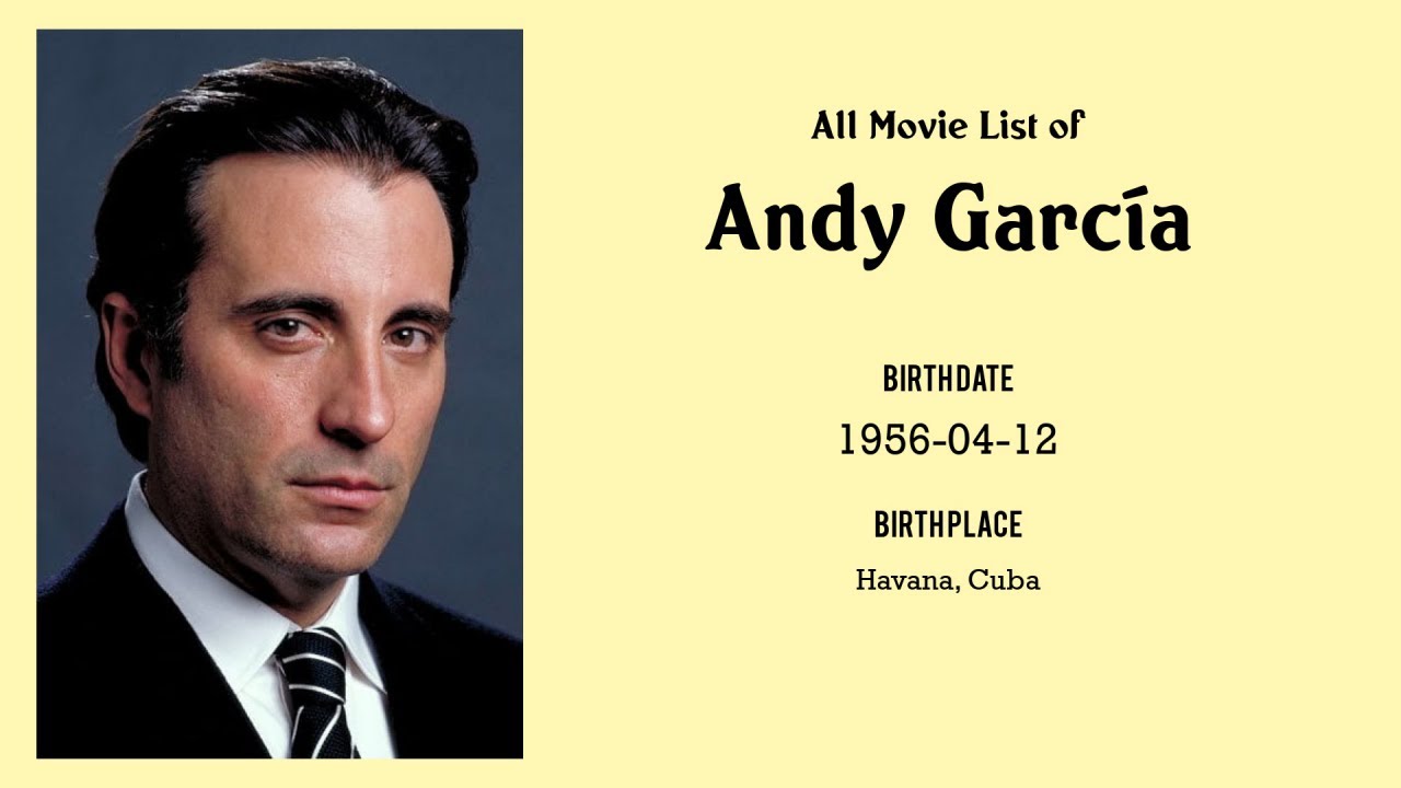 Andy García Movies list Andy García| Filmography of Andy García - YouTube