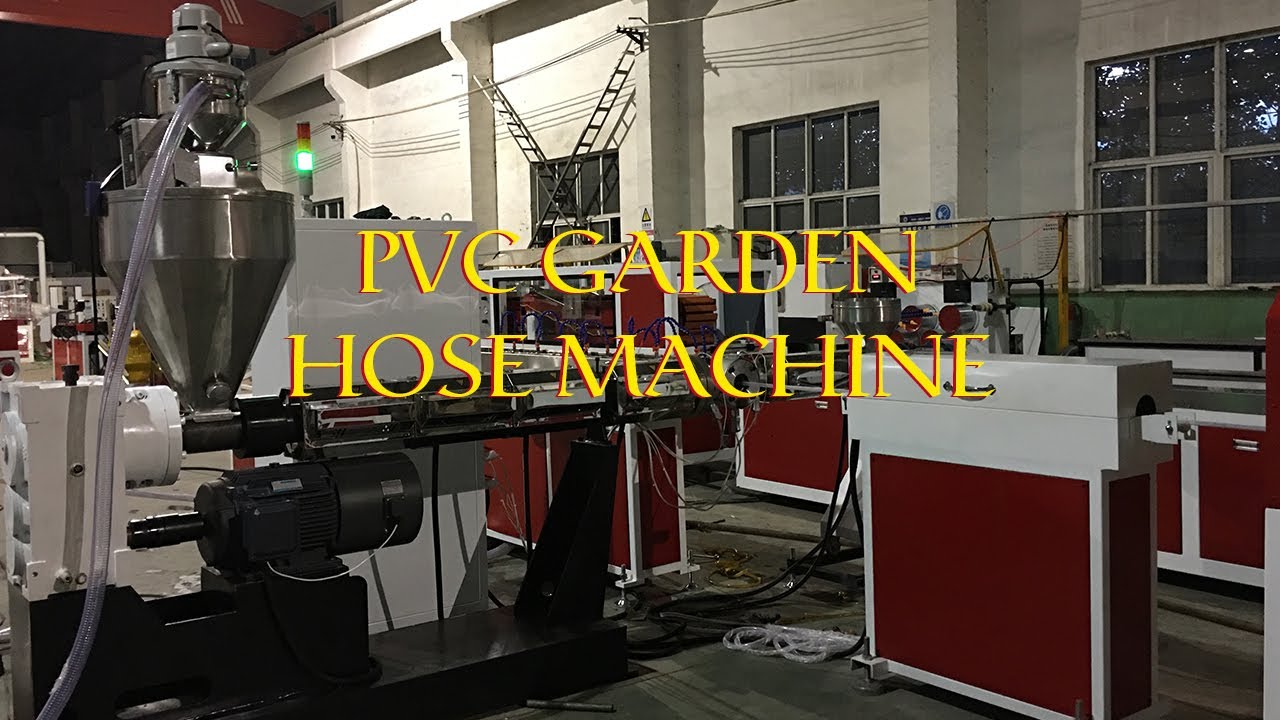 China PVC water hose extruder machine PVC garden hose extrusion line ...