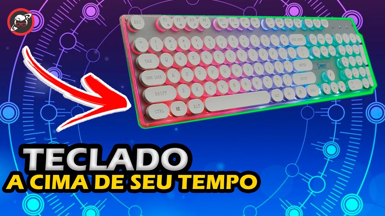 UNBOXING TECLADO ZERODATE LD-KB202 - Será que vale a pena? - YouTube