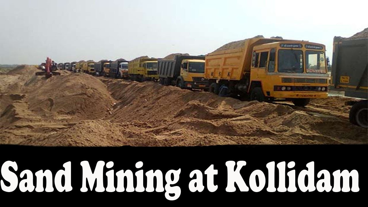Video Proof of Illegal Sand Mining at Kollidam River, Trichy - YouTube
