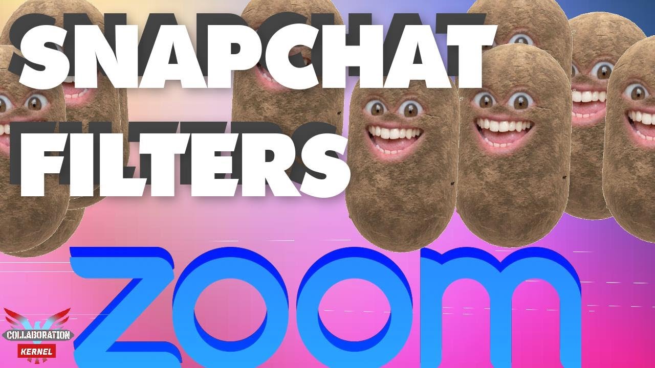 Zoom and SnapChat SnapCam Filters Fun with Meetings - YouTube