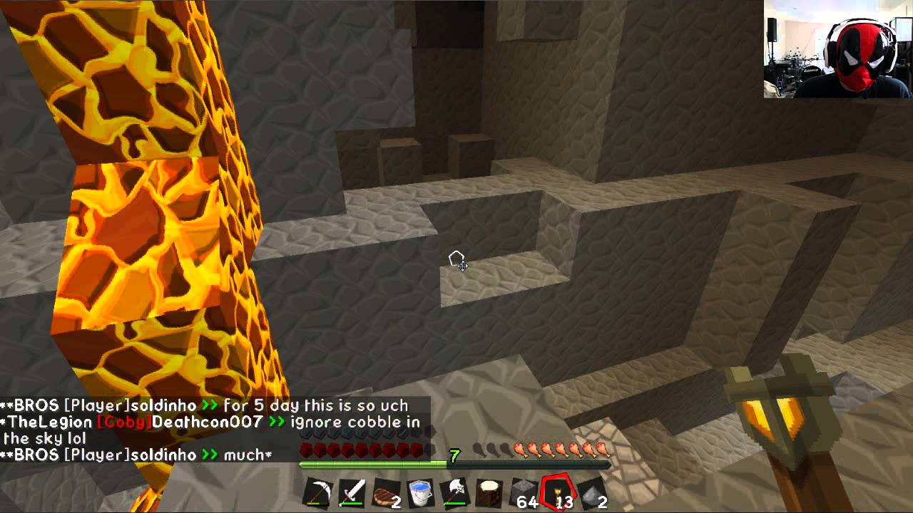 Minecraft Creature Hub Server Factions Ep 5 Deadpool Facecam - YouTube