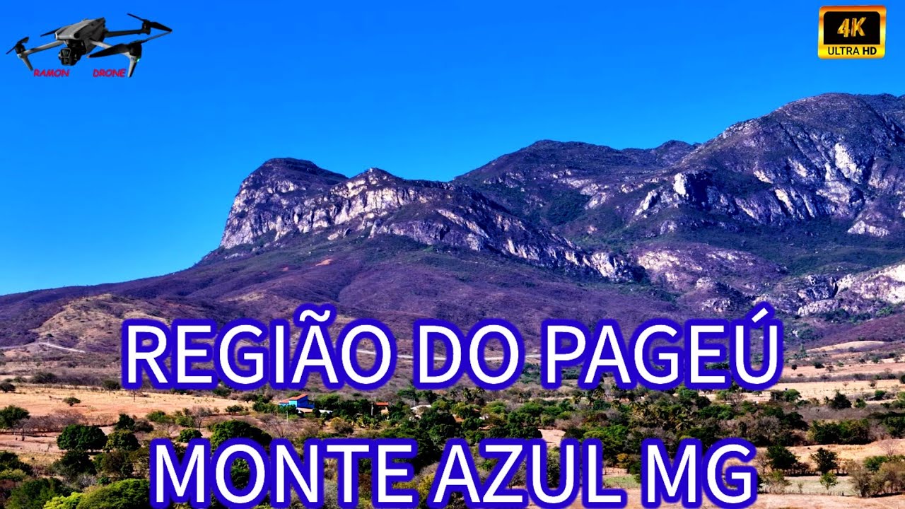 REGIÃO DO PAGEÚ-MONTE AZUL MG DRONE AIR 3 4K. - YouTube