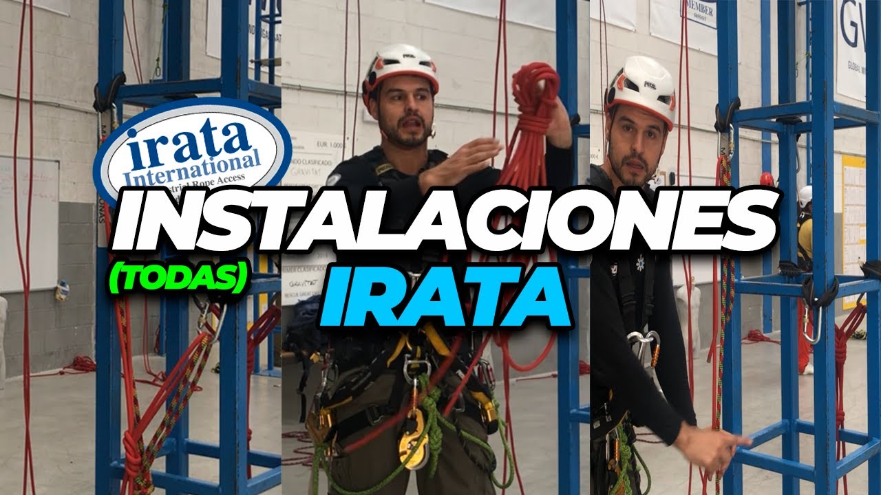 Como hacer todas las INSTALACIONES IRATA? - IRATA NIVEL 1 - YouTube