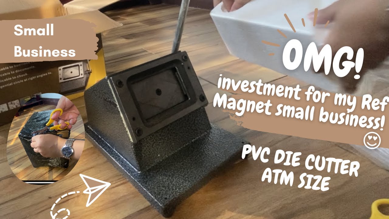 PVC DIE CUTTER FOR REF MAGNET SOUVENIR | SMALL BUSINESS - YouTube