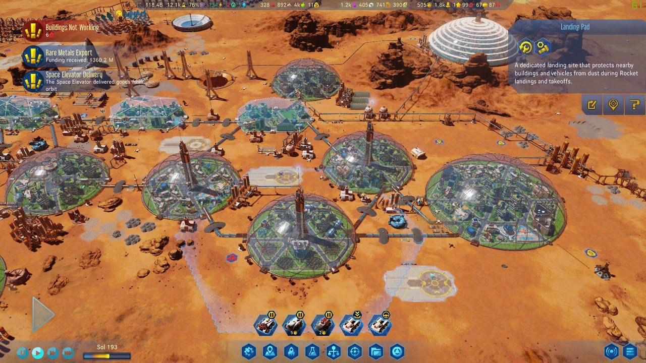 Surviving Mars- Giant Colony 2K Plus - YouTube