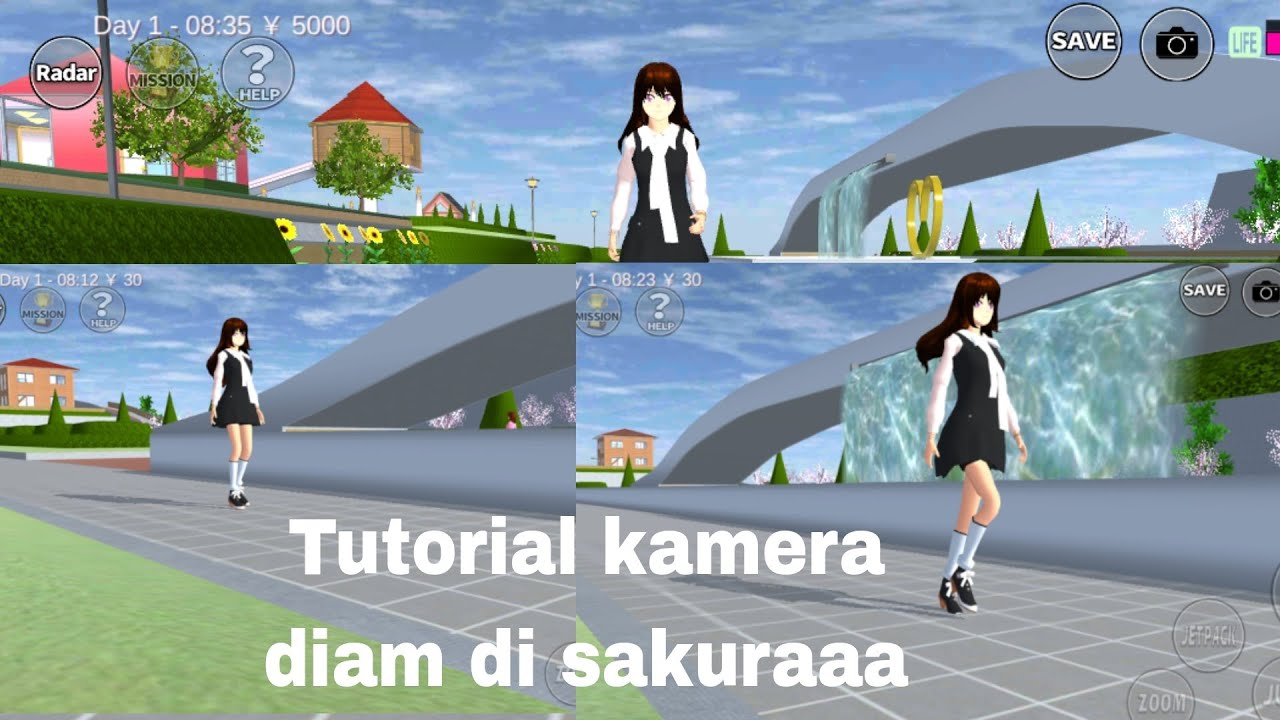 TUTORIAL KAMERA DIAM DI SAKURA II JHESSICA ANJANII - YouTube