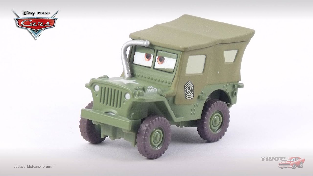 BDD World of Cars - Saluting Sarge (Chase) - YouTube